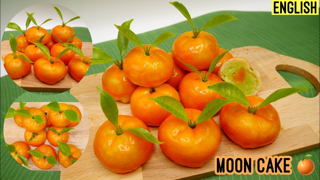 Orange Moon cake Thai Mooncake | Pastry Cake | Puff Pastry layers ...