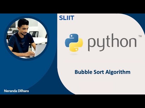 Bubble Sort Algorithm - Python - Youtube