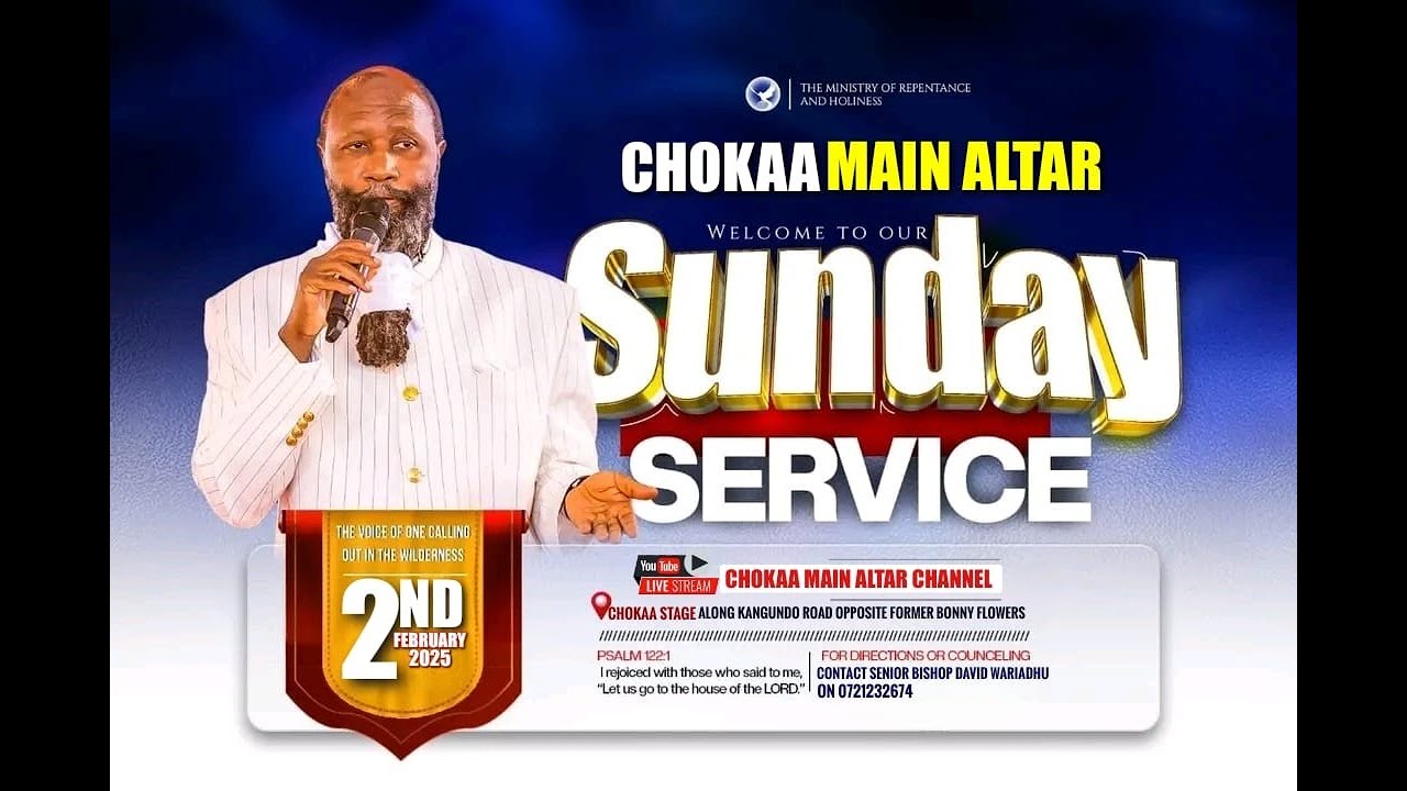 CHOKAA MAIN ALTAR SUNDAY SERVICE 2ND FEBRUARY 2025 - YouTube