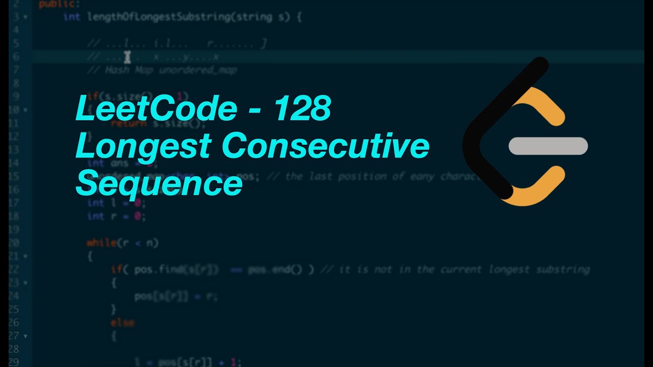 Leetcode 128 Longest Consecutive Sequence Youtube 9198