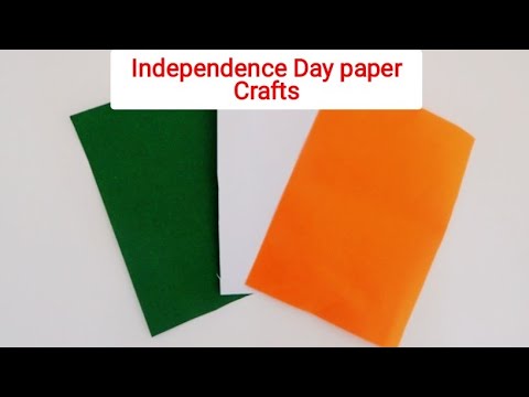 Independence Day paper Crafts/Independence Day craft ideas/Tricolor ...
