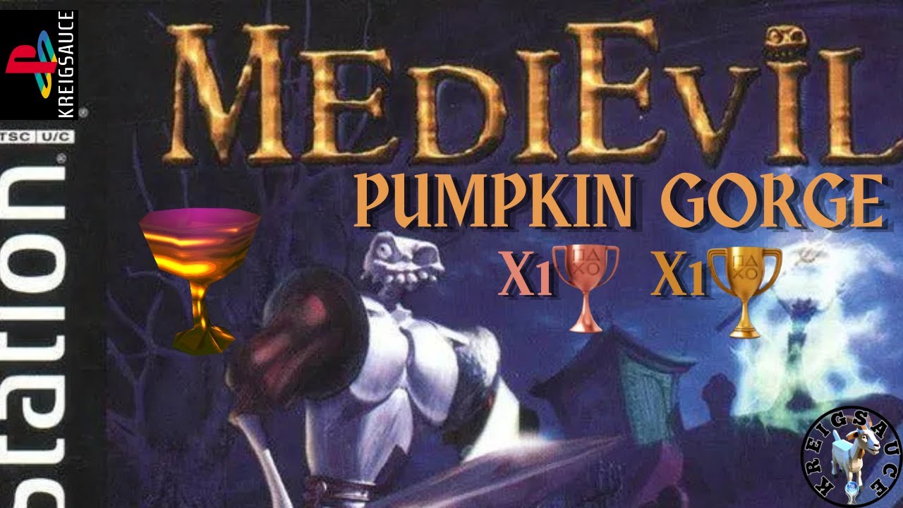 MEDIEVIL (PS1) - 100% TROPHIES AND COLLECTIBLE GUIDE - PUMPKIN GORGE ...