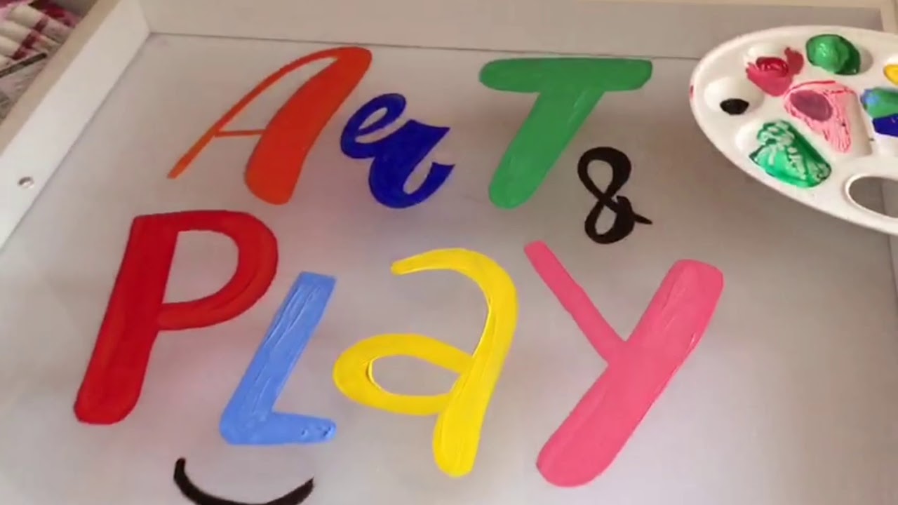 Art Light Activity Box 5-in-1. Clear Acrylic Playboard - YouTube