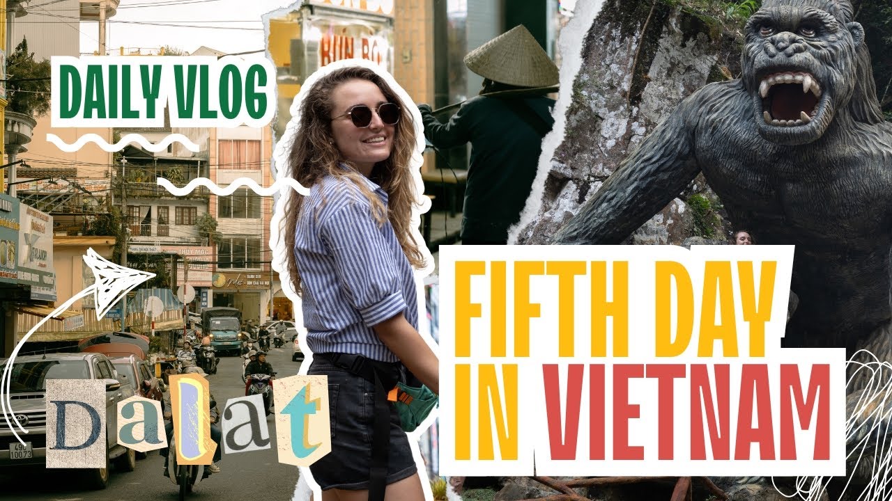 Southeast Asia backpacking vlog | Vietnam day 5, Dalat | Alpine coaster ...