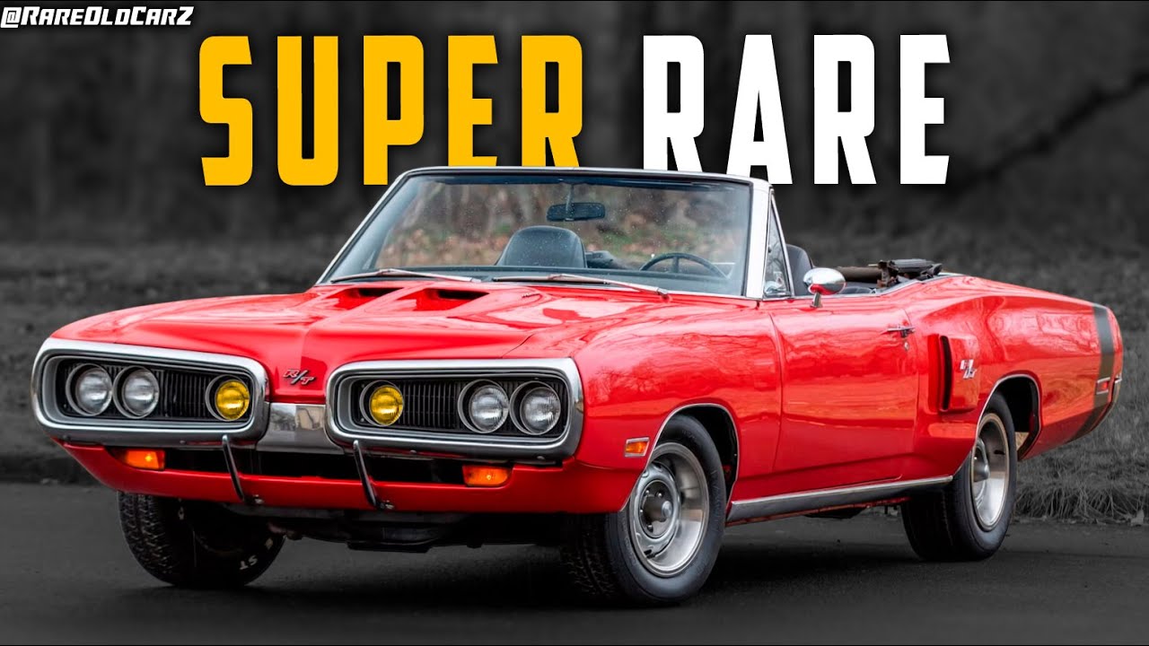 14 Rarest Convertible Muscle Cars Ever Made! - YouTube