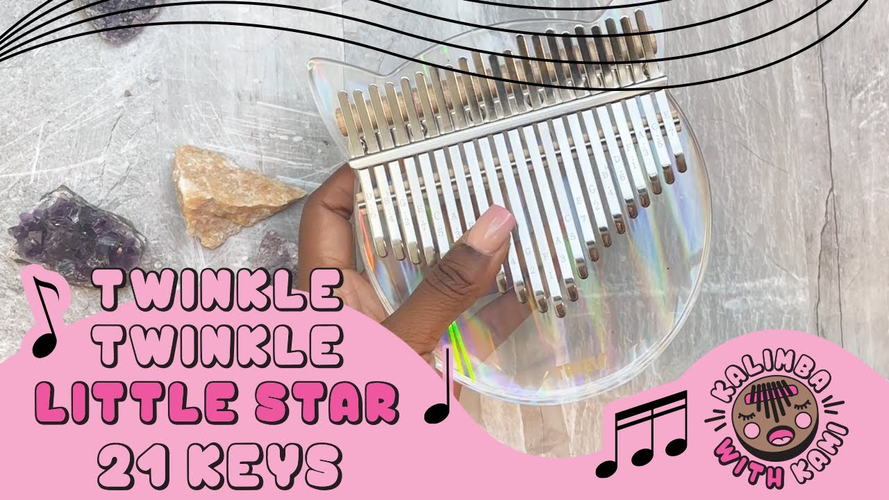 Twinkle Twinkle Little Star | 21 Key Kalimba | Kami Kalimba - YouTube