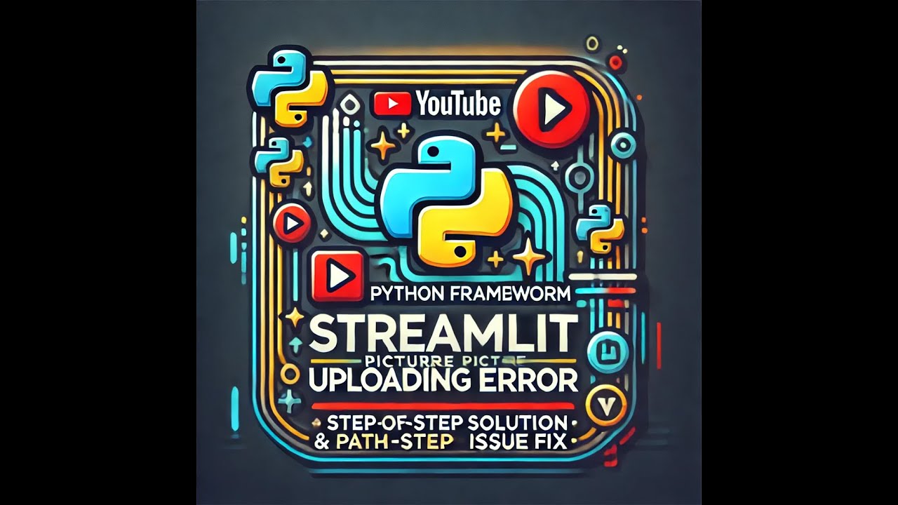 Pyhton framework [Streamlit] Picture Uploading Error Step by Step ...
