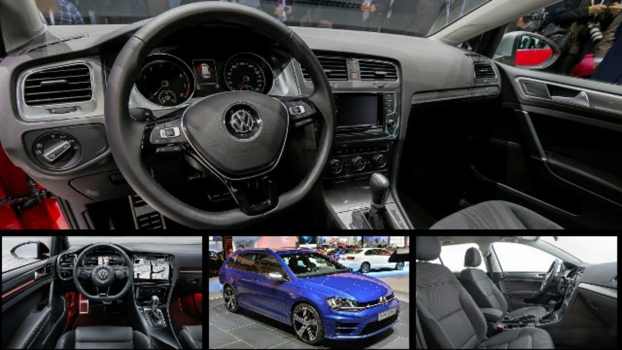 Interior and Review - 2018 New Volkswagen Golf SportWagen - YouTube