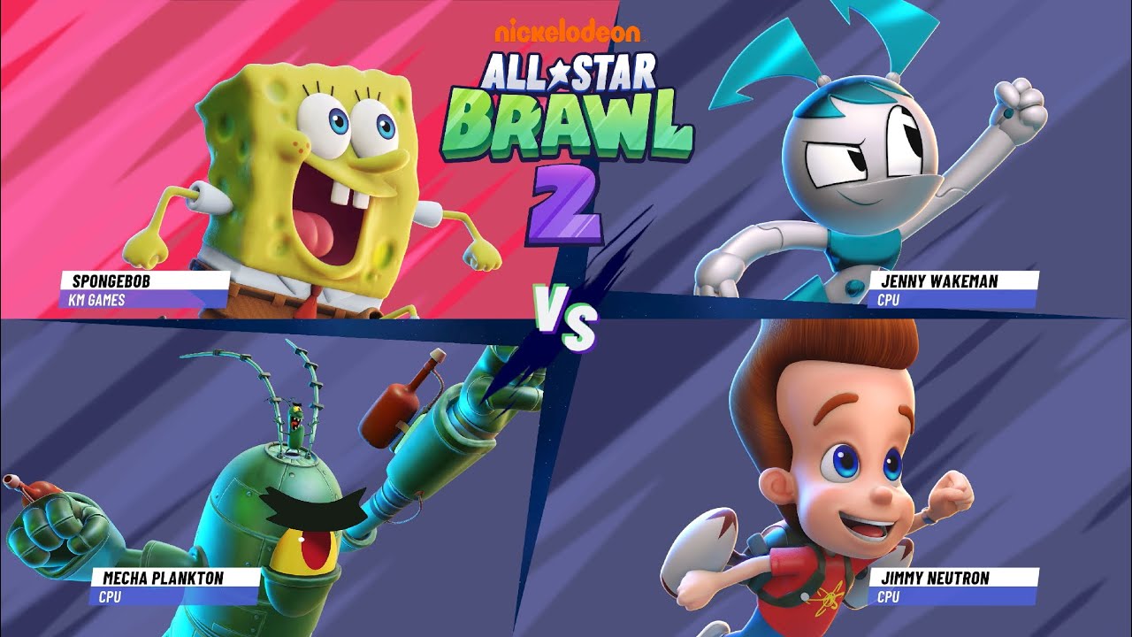 Nickelodeon All-Star Brawl 2 - SpongeBob (22) - YouTube