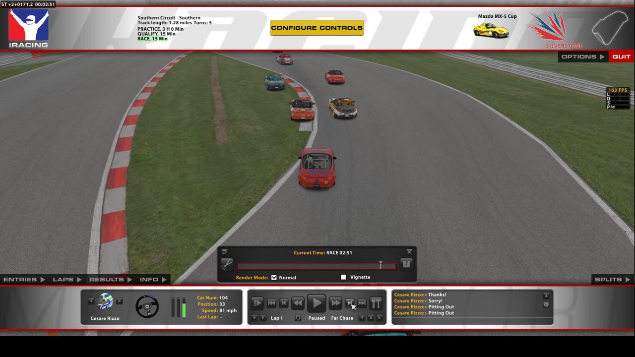 Meatball time stamps in iRacing - YouTube