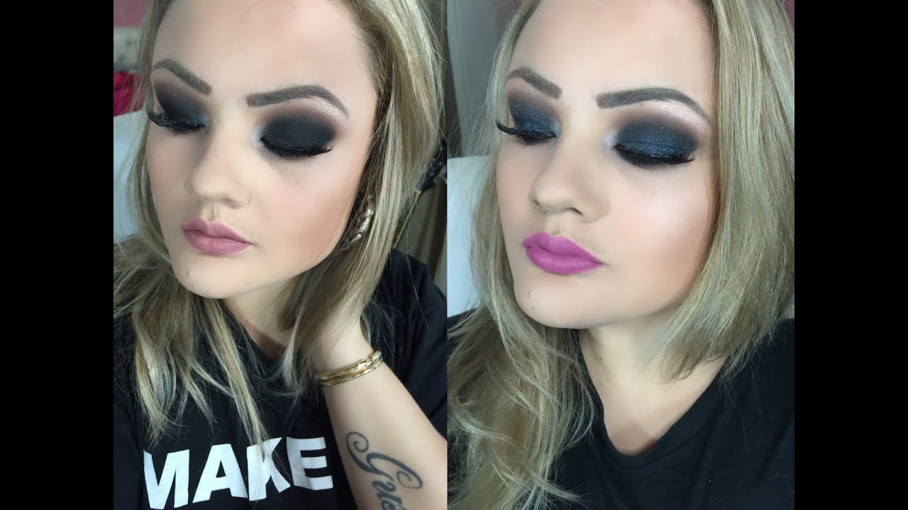 Mudando a maquiagem do ultimo tutorial com pigmento da RZ #19 - YouTube