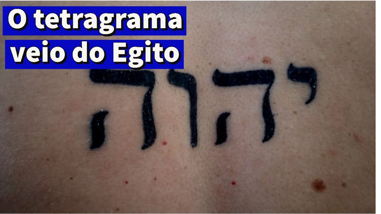 O tetragrama veio do Egito - YouTube