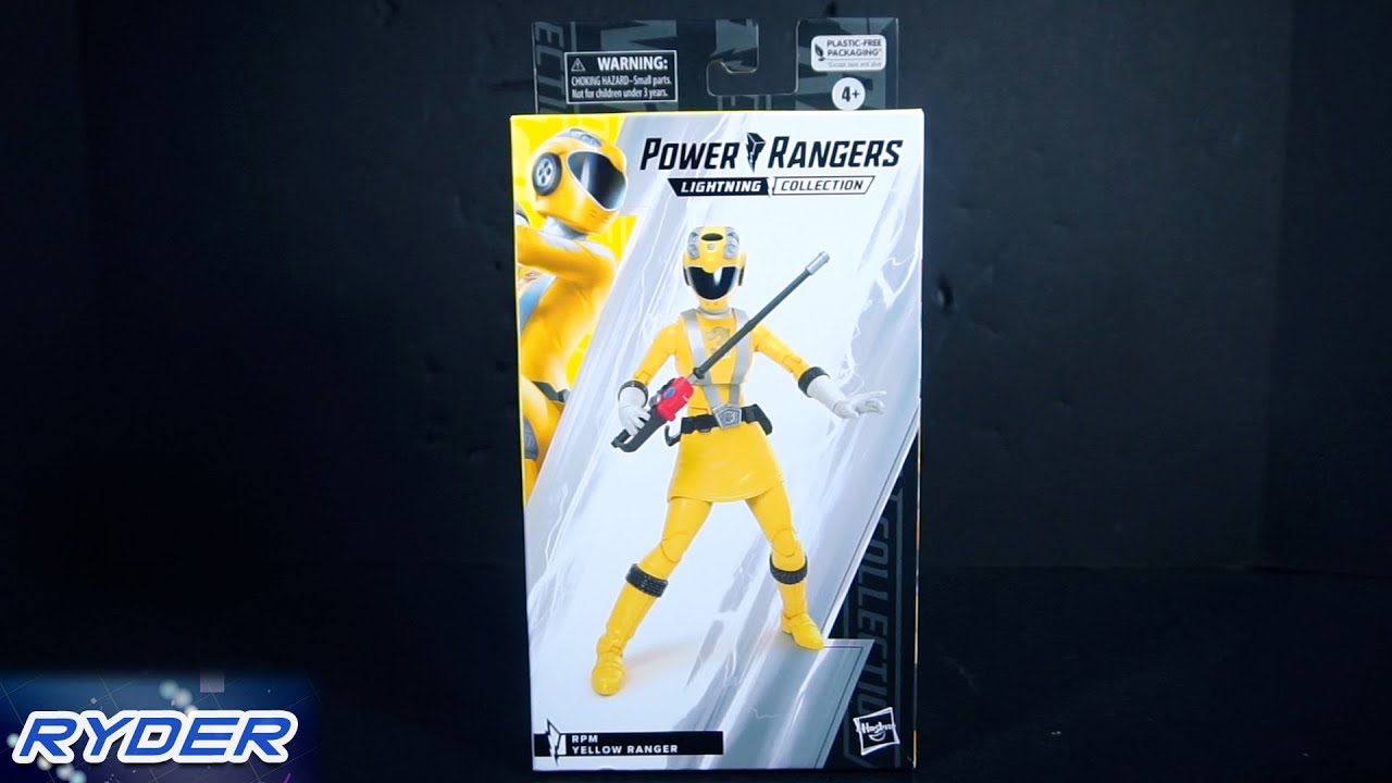 Lightning Collection RPM Yellow Ranger Opening - Ryder - YouTube