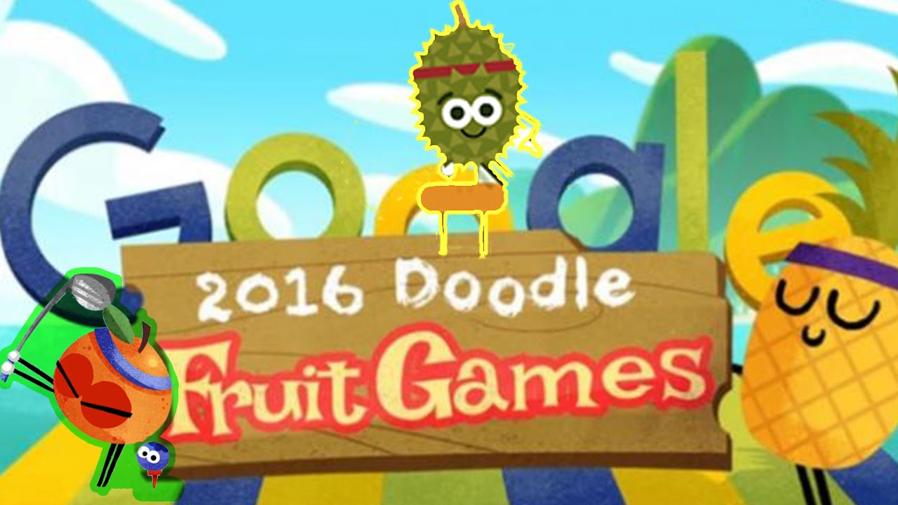 The Fruit Olympics??!!! (Google Fruit Doodle) - YouTube