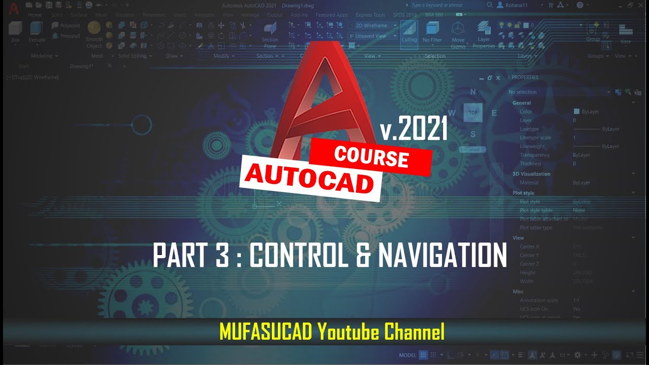 [PART 3] AutoCAD 2021 Control And Navigation Essential Training For ...