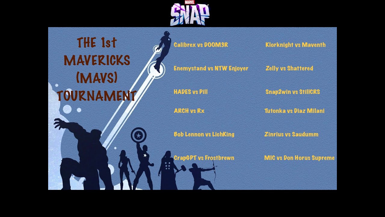 Marvel Snap: Alliance [MAV]'s Final Round of 1st Tournament - YouTube