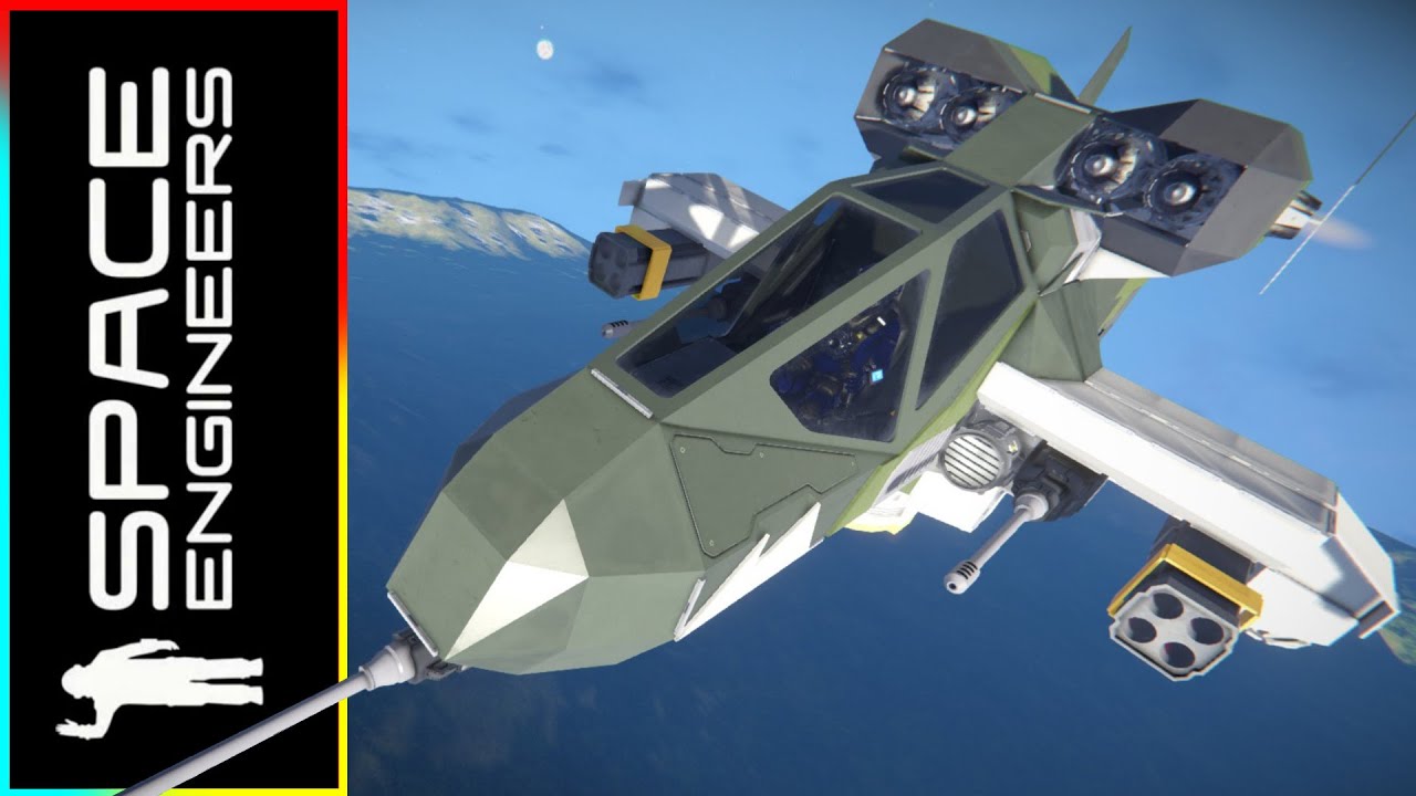 The LAC-3B Dragonfly! - Space Engineers - YouTube