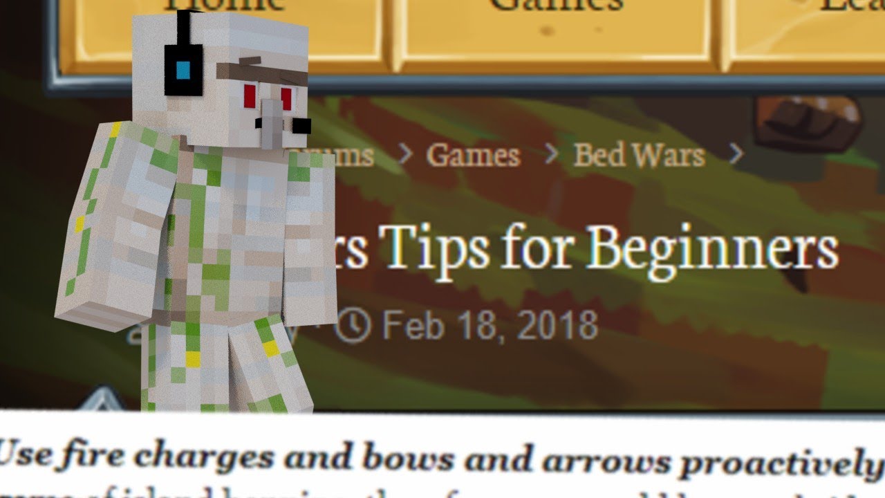 Winning Bedwars Using a Tips for Beginners Guide - Hypixel Bedwars - YouTube