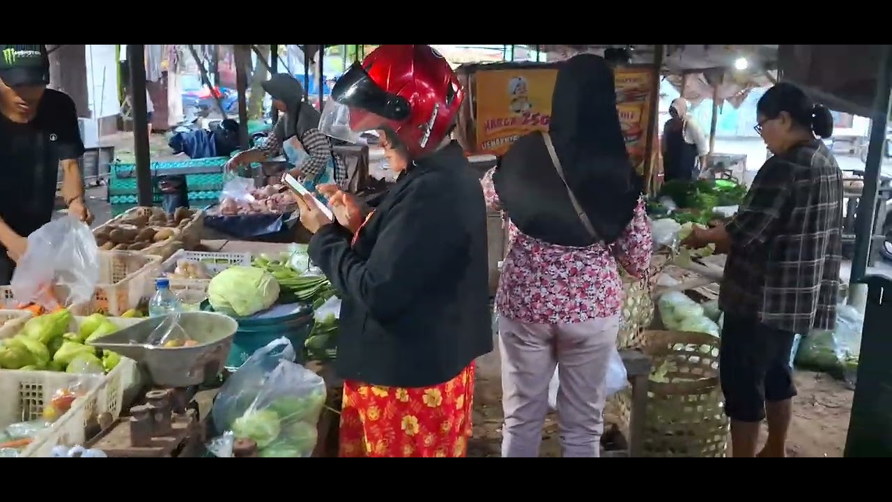 PASAR PURI BARU PATI BELANJA FULL SAYURAN - YouTube