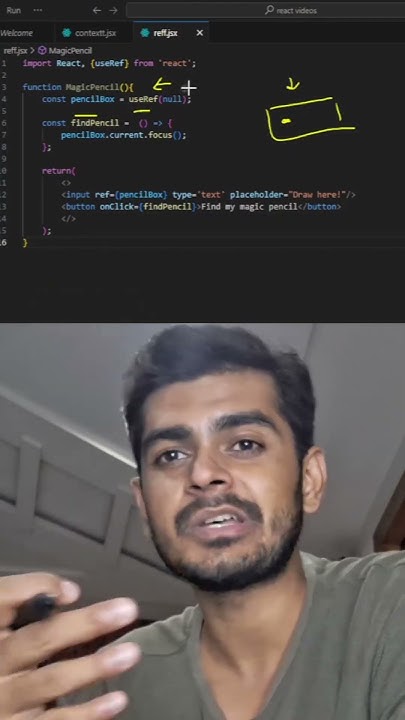 React Interview Question Useref Hook Creating And Coding Useref In React In Hindi Youtube