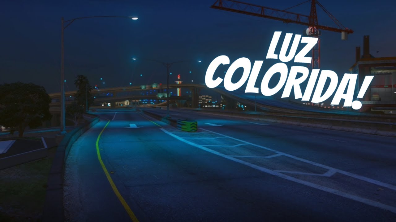 NOVO MOD DE LUZ COLORIDA PARA FIVEM "ADVANCED STREETLIGHTS" - YouTube