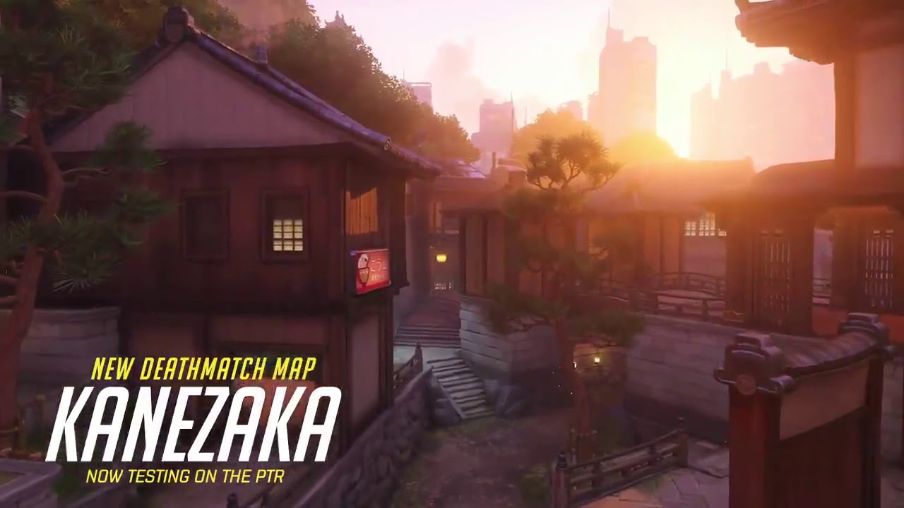 NEW OVERWATCH MAP KANEZAKA - YouTube