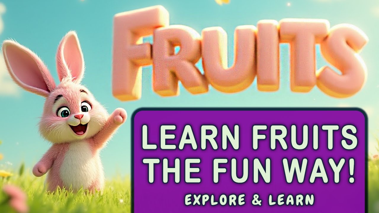 Fruit Fiesta Fun 🍎🍌 | Learn 10 Yummy Fruits with Animal Pals! - YouTube