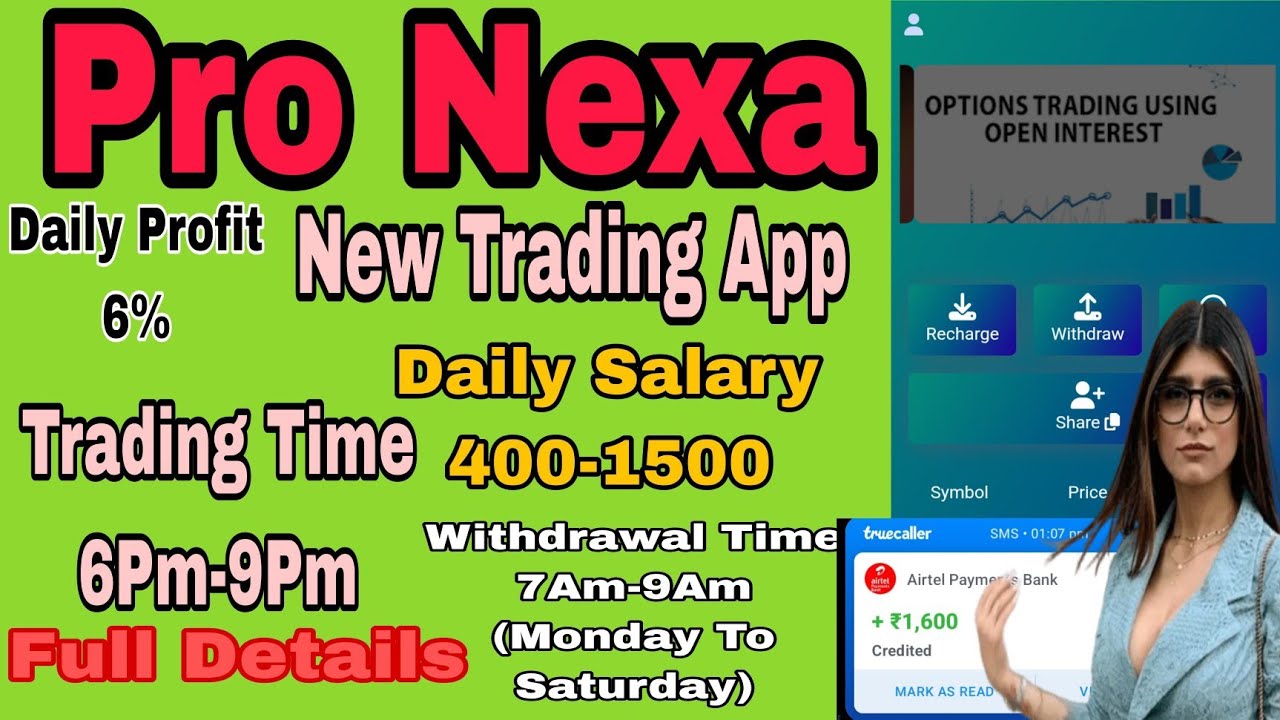 Pronexa Trading App | New Trading App | PPP Trading App | MXCI Trading ...