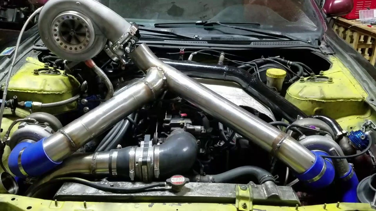Triple Compound turbo 240 first start - YouTube