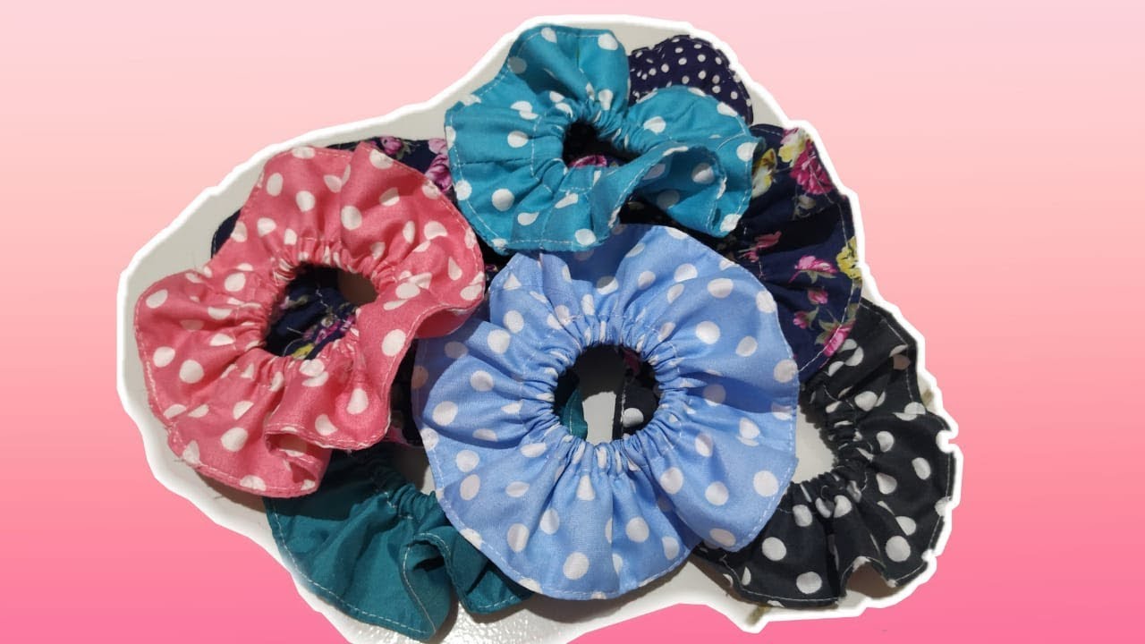 Tutorial cara membuat ikat rambut yg simpel banget - YouTube