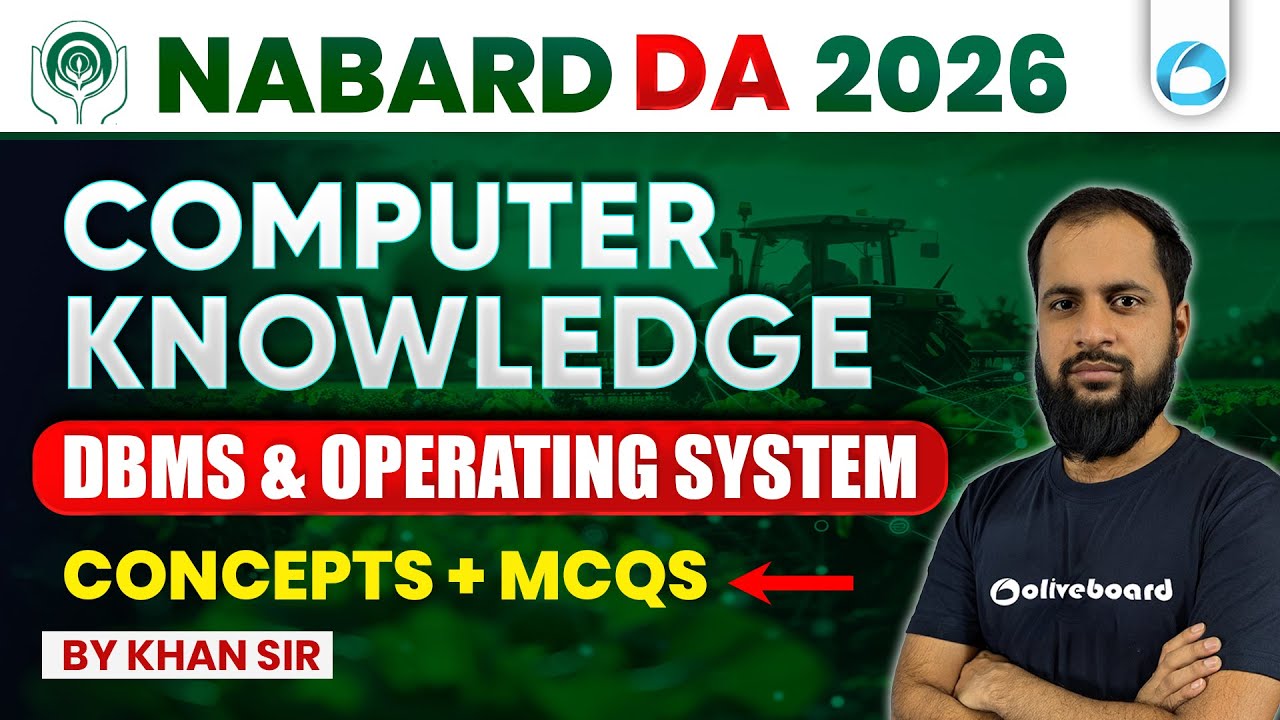 NABARD DA Computer Classes 2026 | DBMS & Operating System | Concepts ...