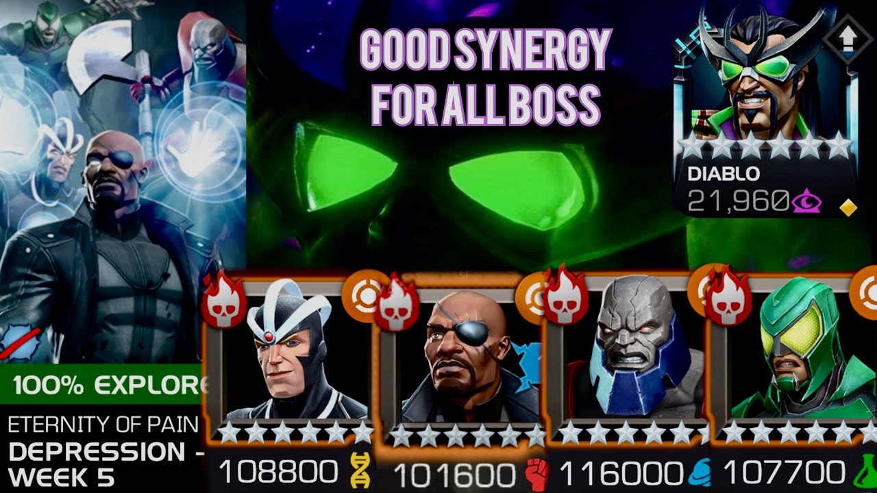 MCOC | DIABLO VS ETERNITY OF PAIN : WEEK 5! FULL RUN! | Marvel | Kabam ...