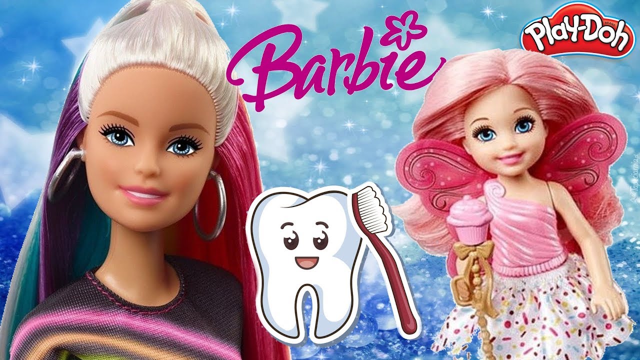 Rodzinka Barbie 💕 Chelsea boi się dentysty 👩‍⚕️ film z Barbie - YouTube