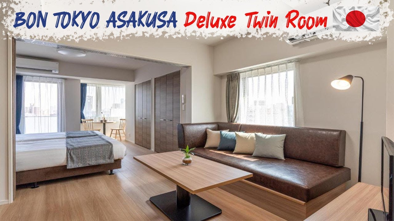 Where to stay in Tokyo? BON Tokyo Asakusa 'Deluxe Twin Room' Tour ...