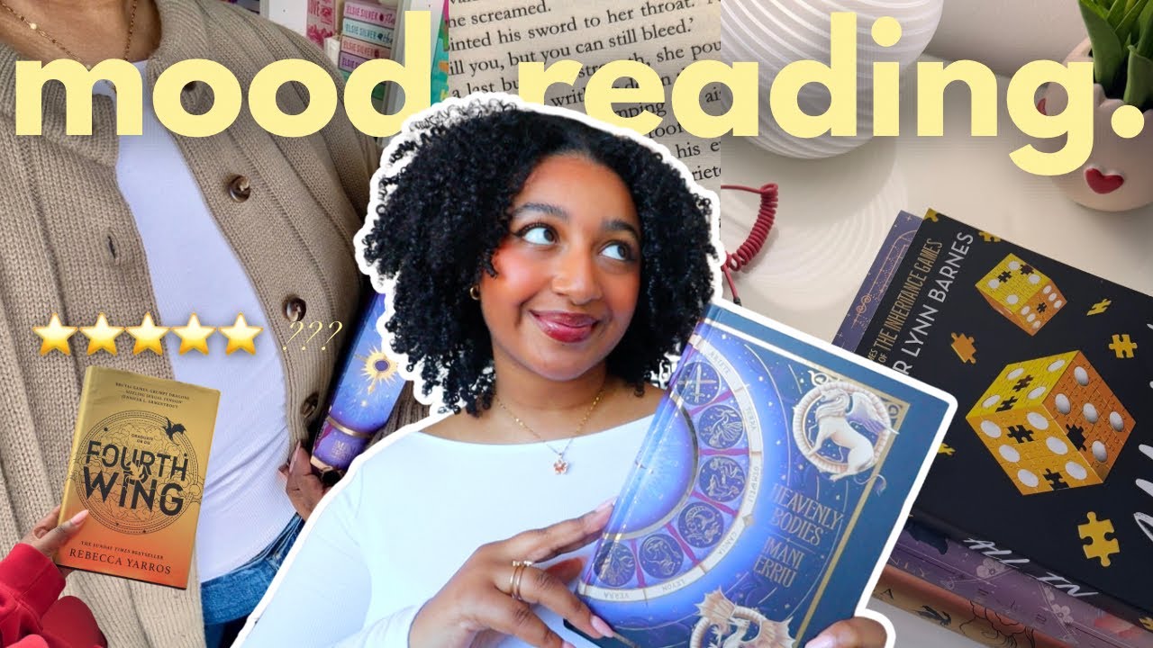 Mood reading vlog 📖🕵🏽‍♀️🍒 Rereads, 5 ⭐️ reads??? and continuing series ...