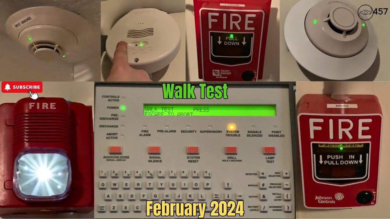 Fire Alarm System February 2024 Walk Test - YouTube