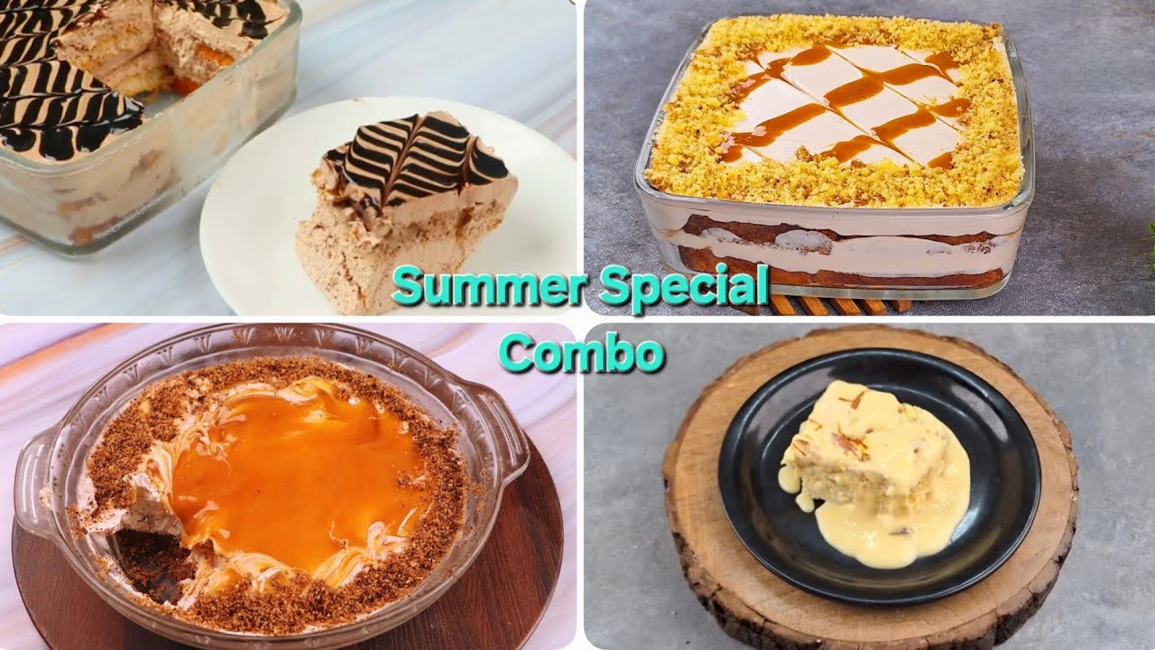 10 Minutes Cold Dessert Recipe🔥Quick & Easy Dessert |Summer Dessert | 4 ...