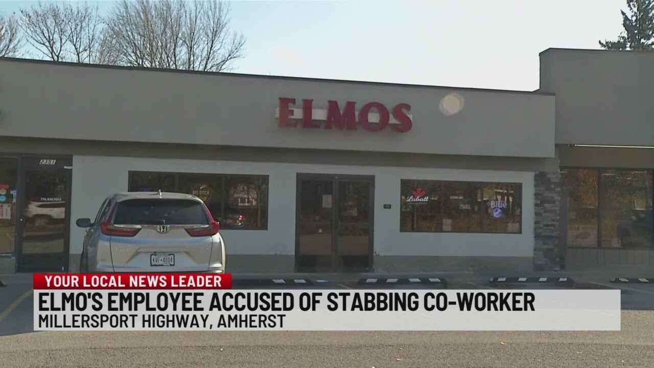 Co-worker charged after Elmo's employee stabbed with kitchen knife ...