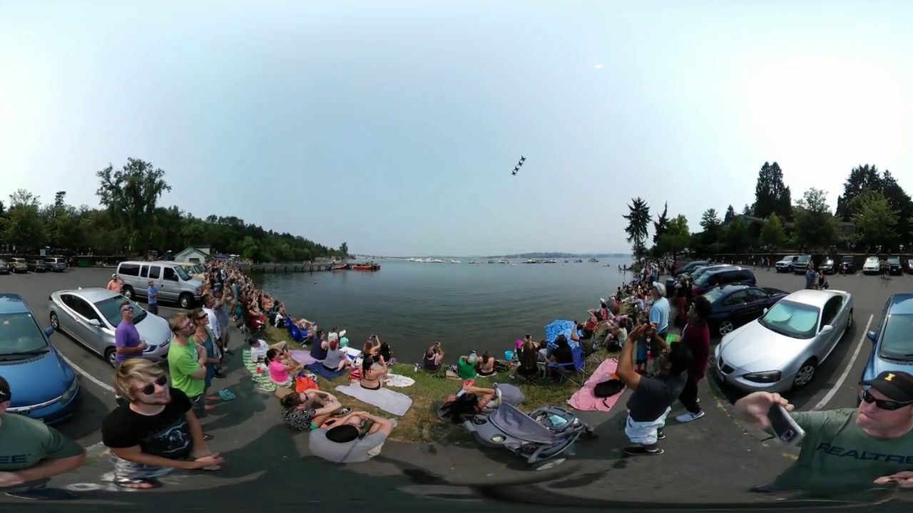 20170806 - Lake Washington, Seattle - Blue Angels - 360 - YouTube