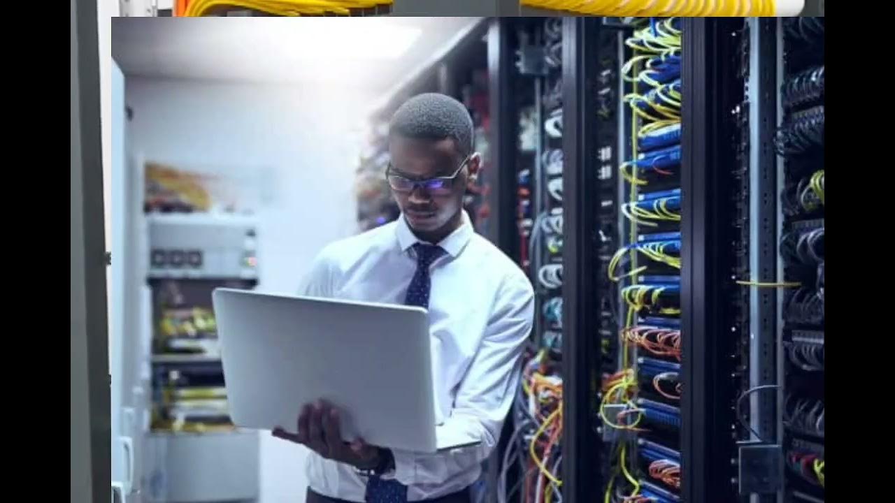 les composants un armoire réseau informatique de data center - YouTube