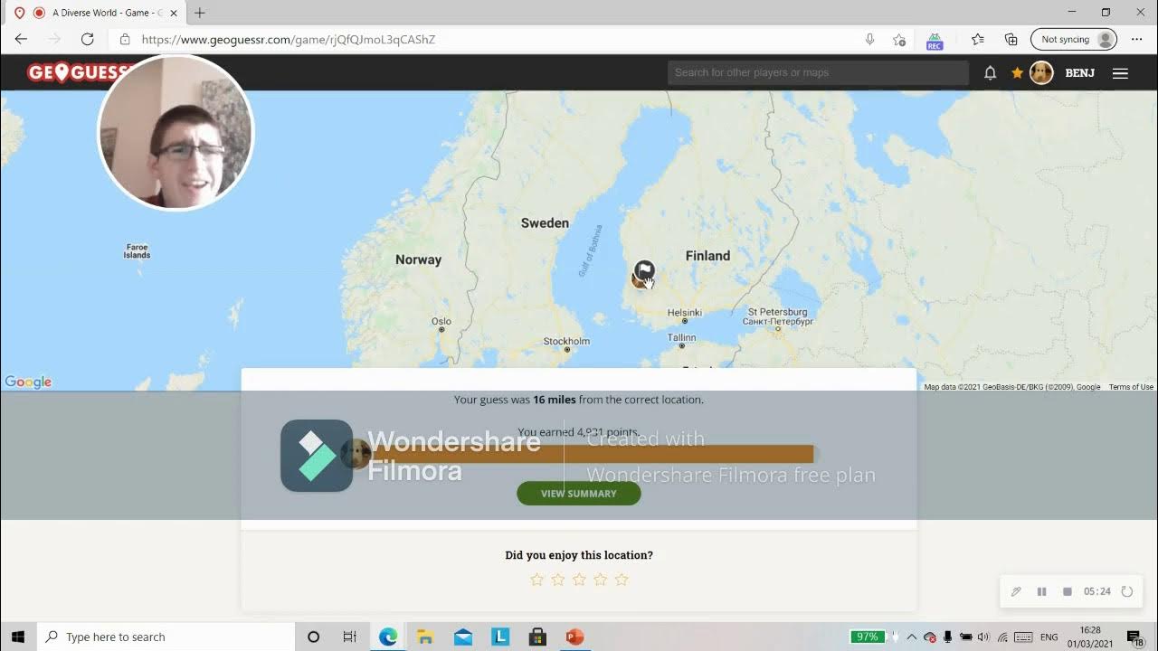 GeoGuessr- INSANE guesses compilation #1 - YouTube
