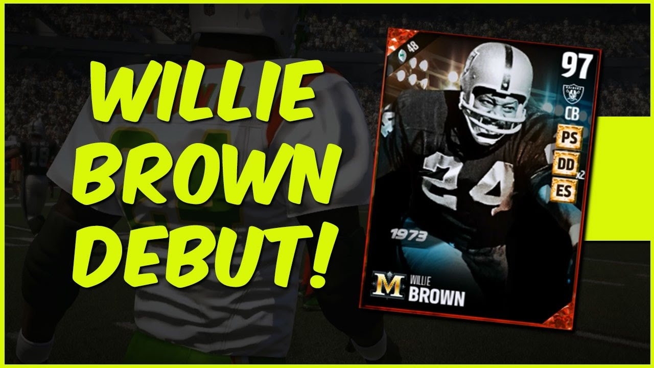 MUT 17 Gameplay | UL Willie Brown Debut - Scrub Or Star? Divisional ...