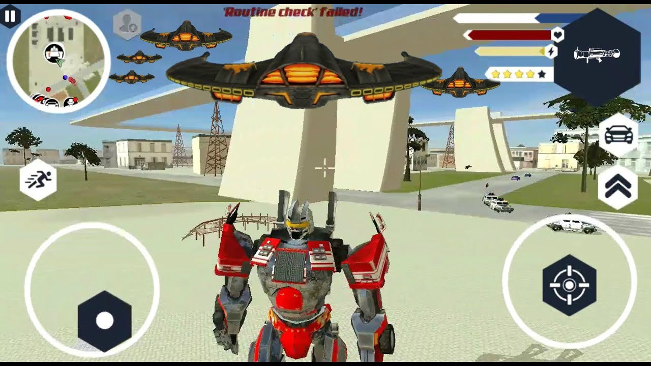 Transformer Robot Optimus Prime Crime Simulator - Robot Shark (Naxeex ...