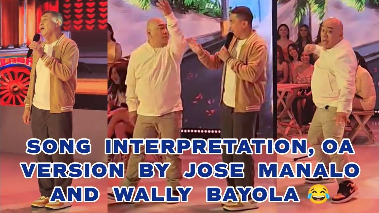 Jose Manalo and Wally Bayola, "Iingatan ka" Song Interpretation | Eat Bulaga - YouTube