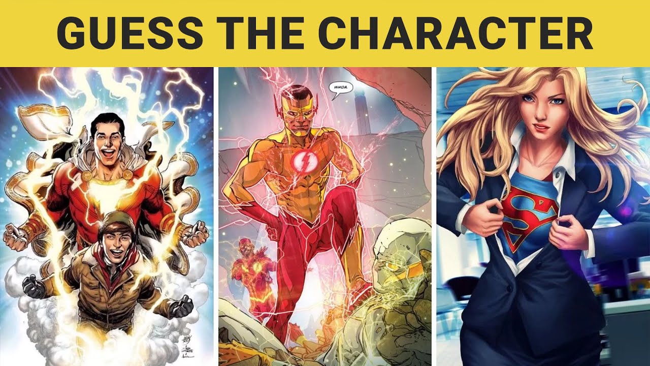 Can YOU Guess These DC Characters? - YouTube