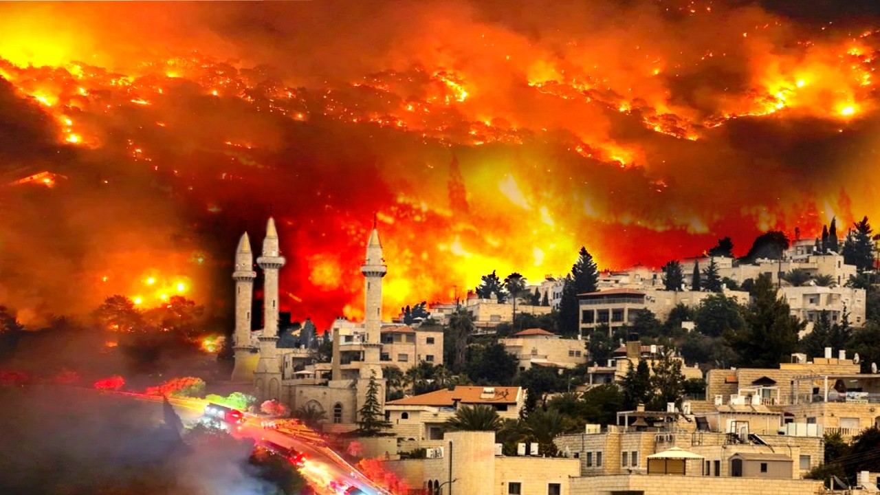 TURKEY IN HELL! 1000 houses burned, forest fires in Izmir, Anatolia ...