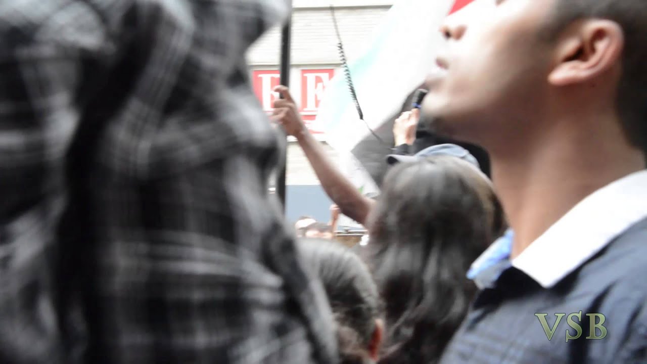 Lamis Deek Jihadi Lawyer prepares the crowd - YouTube