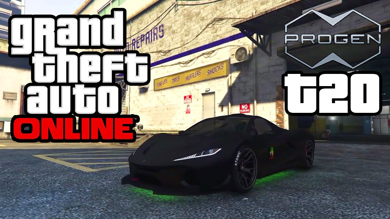 GTA V ONLINE: Progen T20 Fully Upgraded! ILL GOTTEN GAINS PT. 2 UPDATE ...