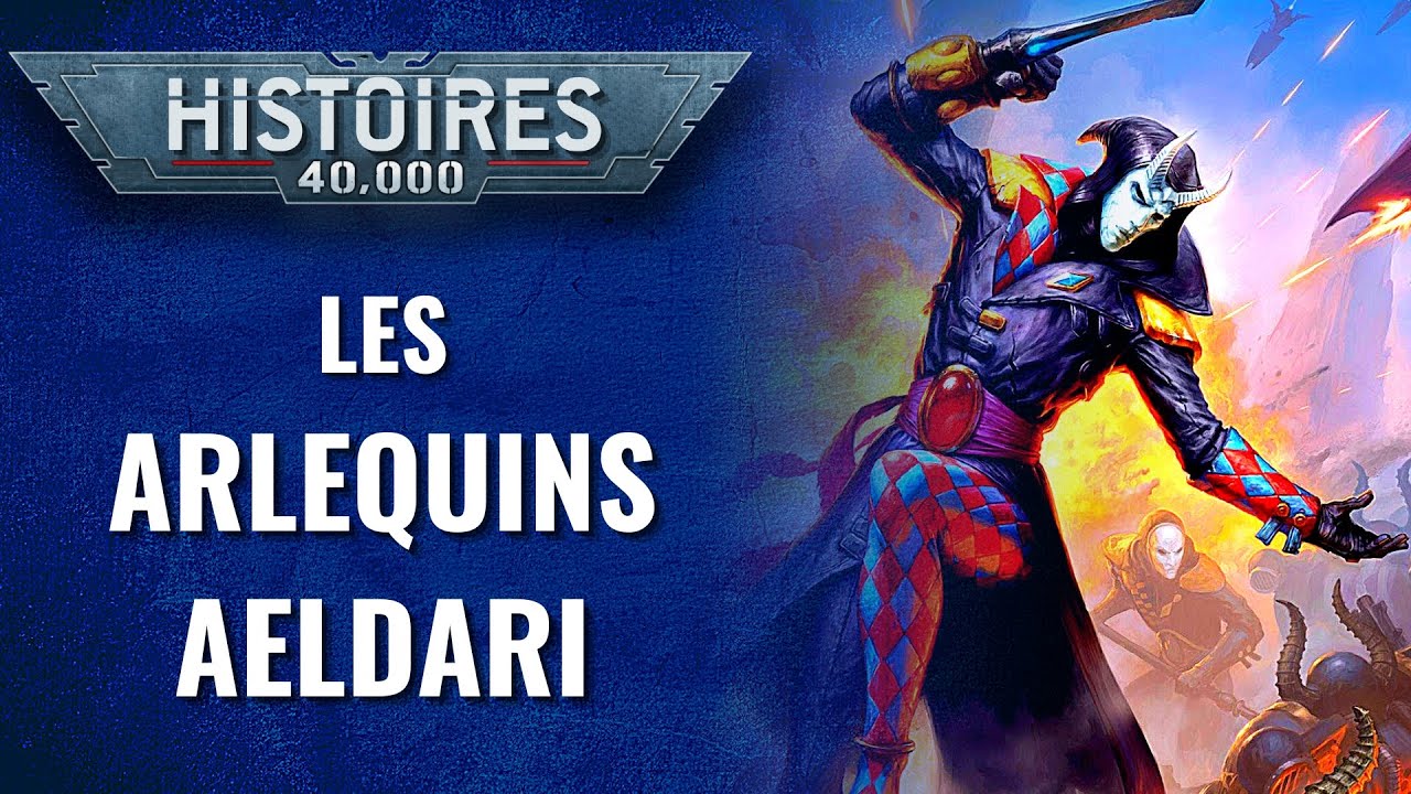 Warhammer 40 000 LORE: LES ARLEQUINS AELDARI | Planet Wargame - YouTube