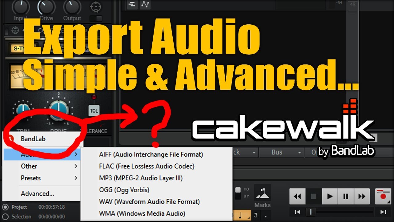 2 Cara Export Audio Di Cakewalk by Bandlab - HardtobeHeard - YouTube